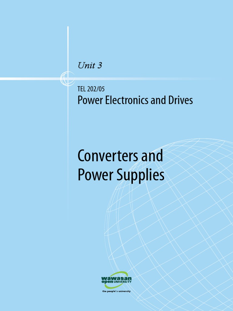 Power Electronics Drives U3 | PDF | Rectifier | Power Inverter