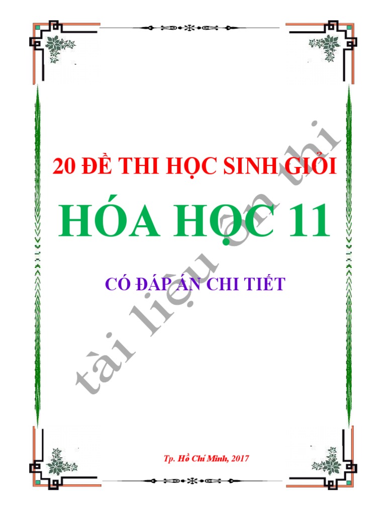 Đề thi HSG Hóa Học 11 | PDF