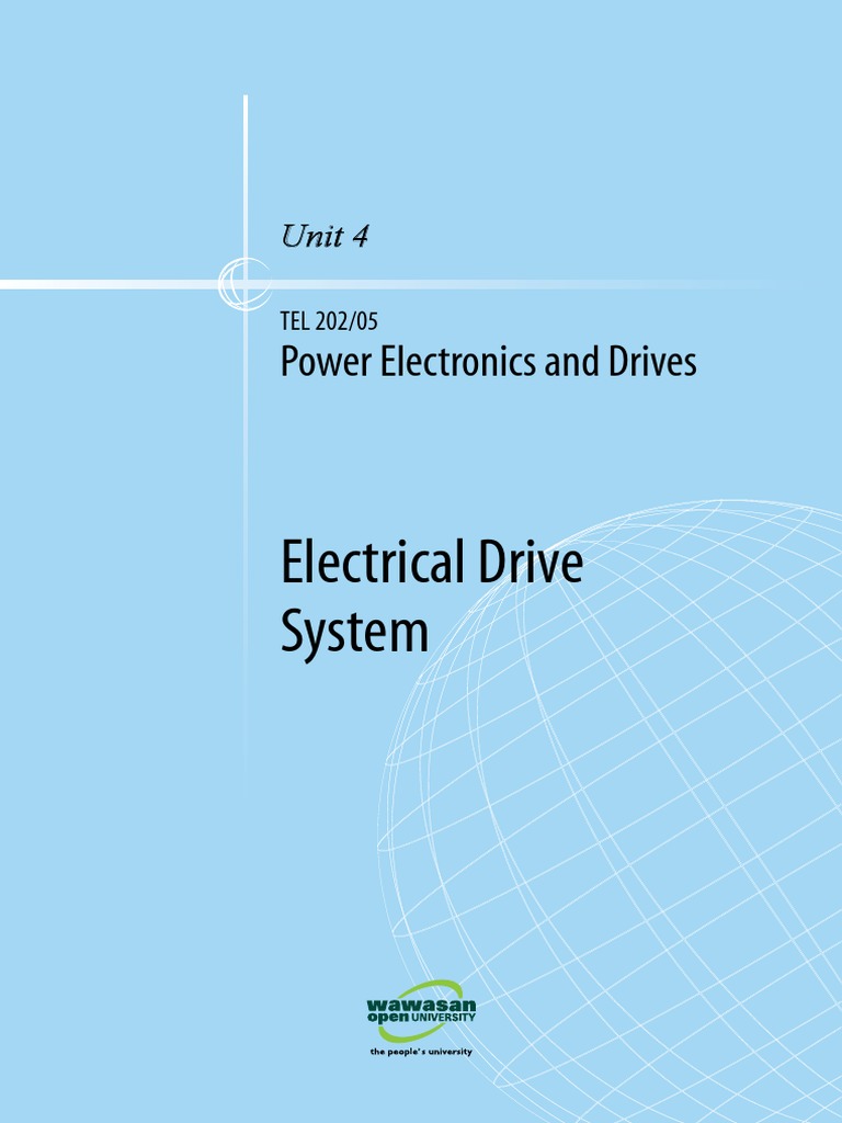Power Electronics Drives U4 | PDF | Electric Motor | Power Electronics