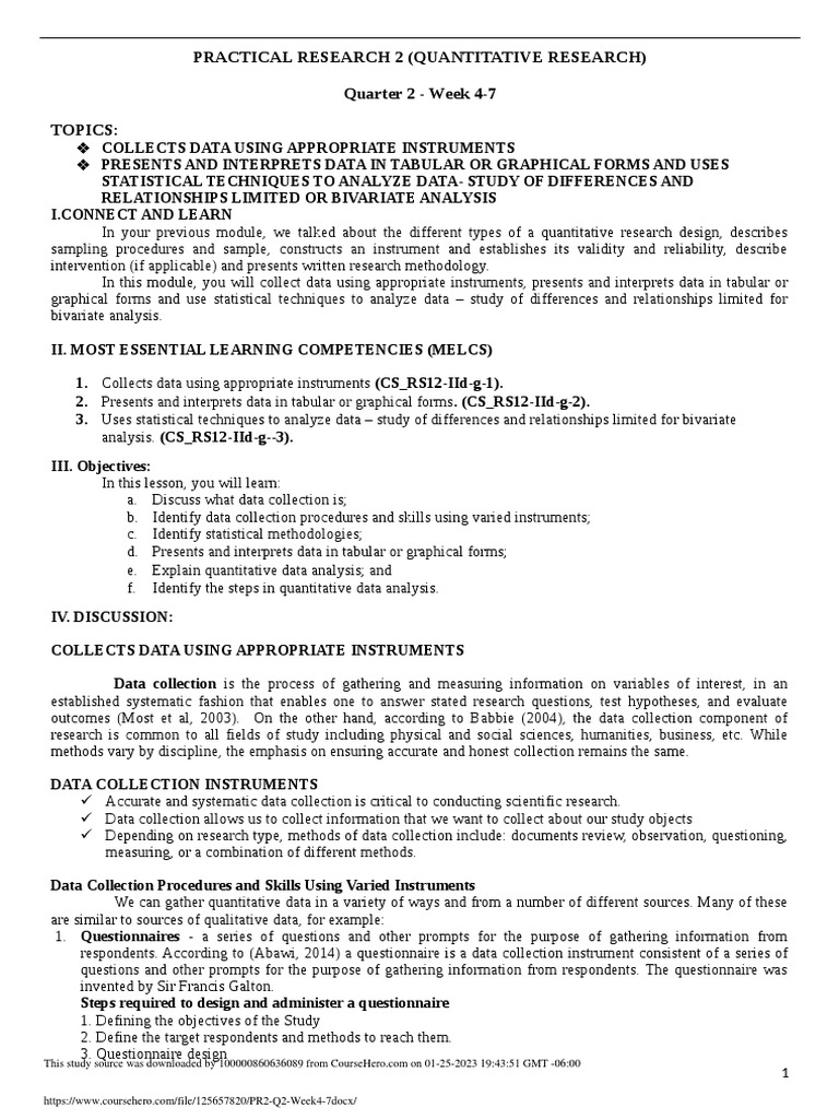 PR2 Q2 Week4 7 | PDF | Statistics | Data Analysis