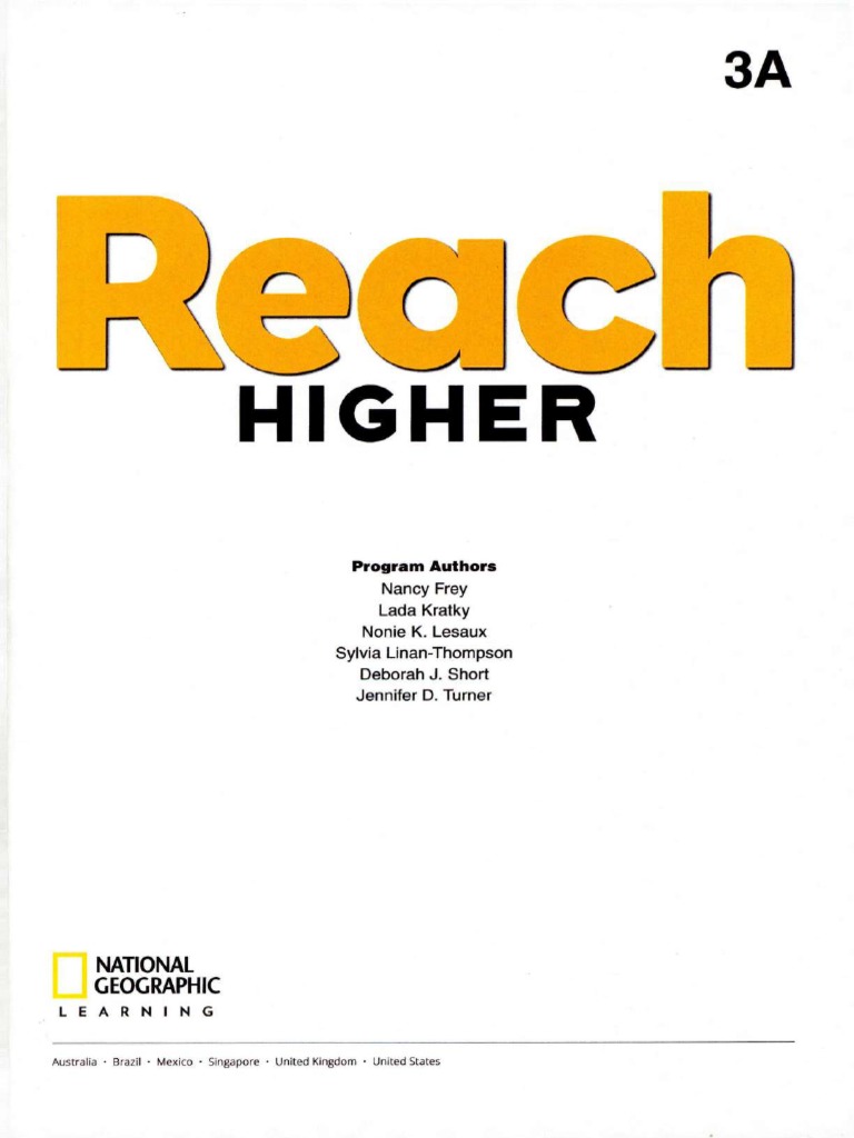 Reach Higher3A | PDF