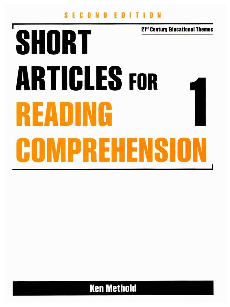 Short Articles For Reading Comprehension 1 | PDF