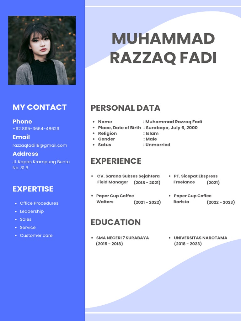 Grey White Modern Graphic Designer Resume | PDF