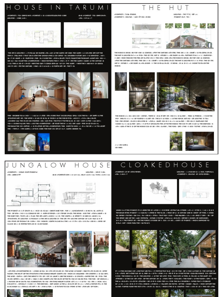 Innovative Residential Architecture Case Studies | PDF | Architect ...