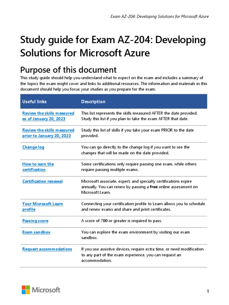 AZ-204 StudyGuide ENU FY23Q2 v2 | PDF | Microsoft Azure | Cloud Computing