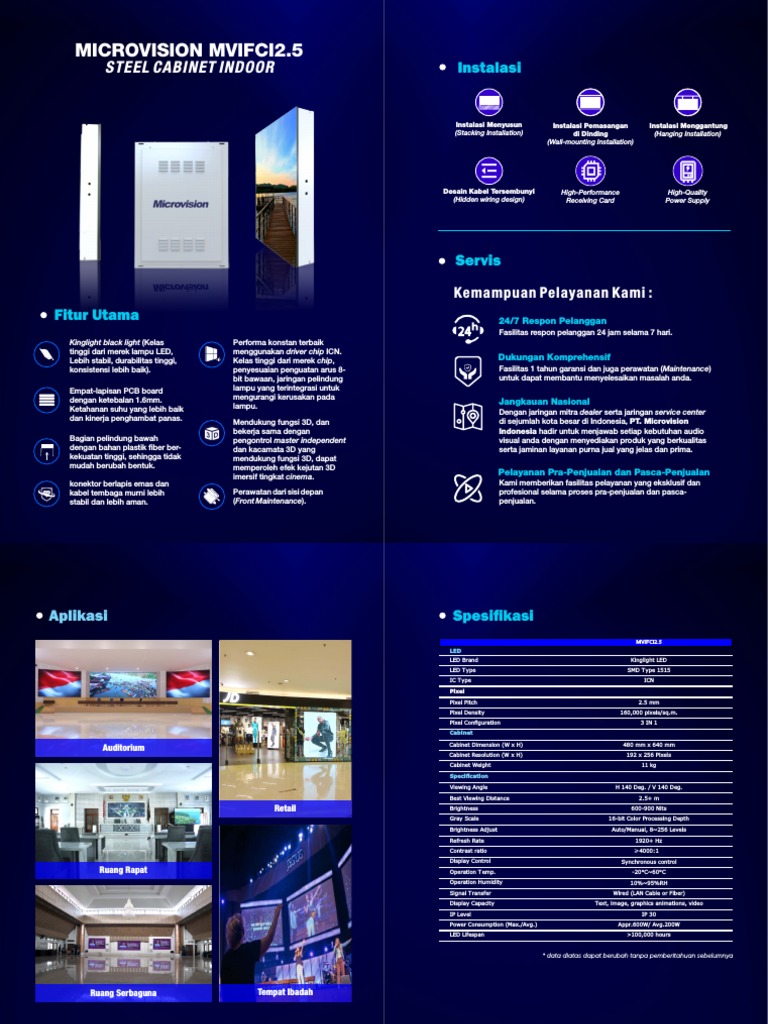 Brosur Microvision MVIFCI2.5 | PDF