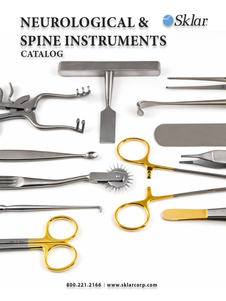 Neuro Spine Catalog | PDF | Blade | Scissors