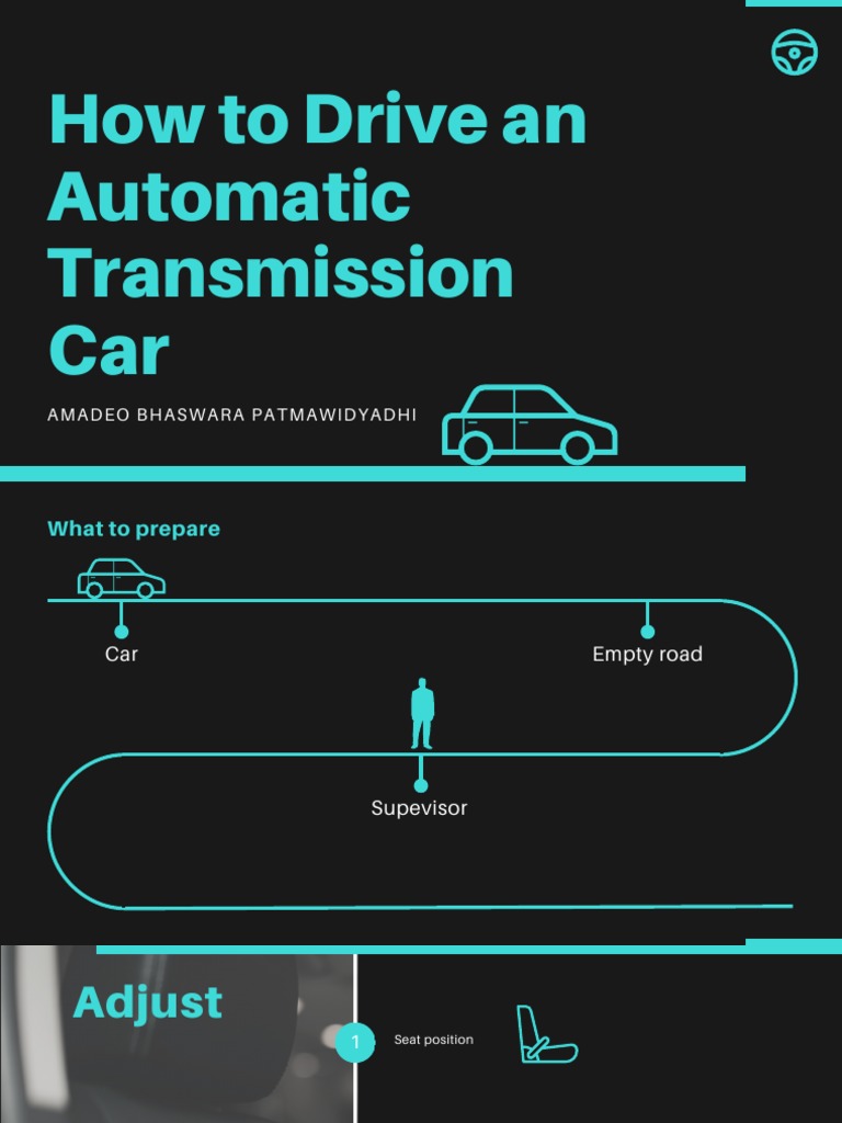 How To Drive An Automatic Transmission Car | PDF