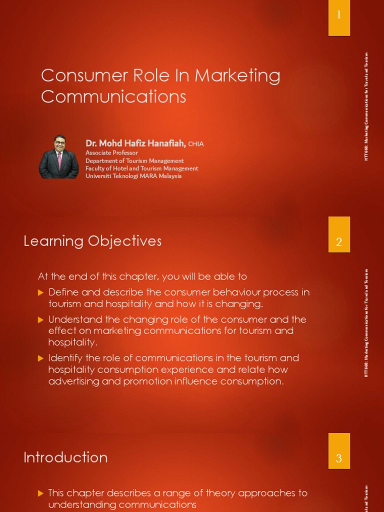 CHAPTER 3 - Consumer Role in Marketing Communications-1 | PDF ...