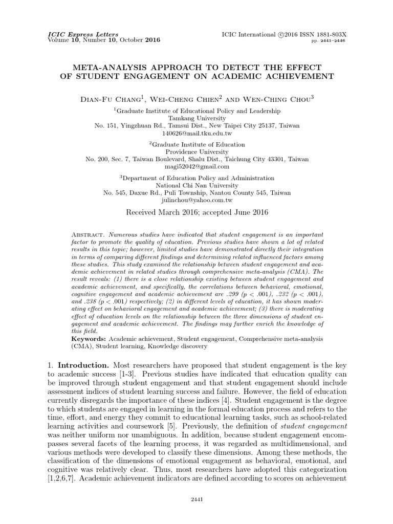 Meta Analysis | PDF | Effect Size | Meta Analysis