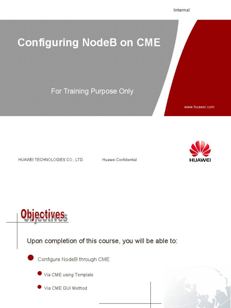 Configure Nodeb Through Cme | PDF | Computer Network | Internet Protocols