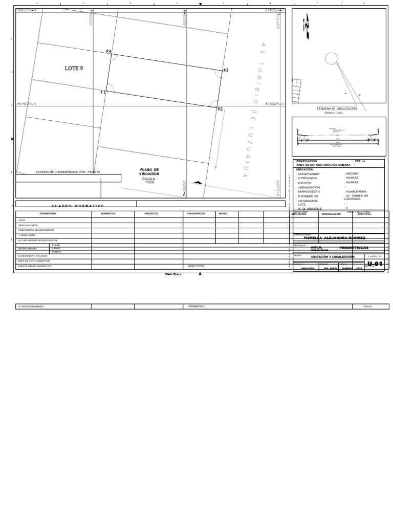 Plano Ubicación .... Av - Luzuriaga-A3 | PDF | Geodesia | Cartografía