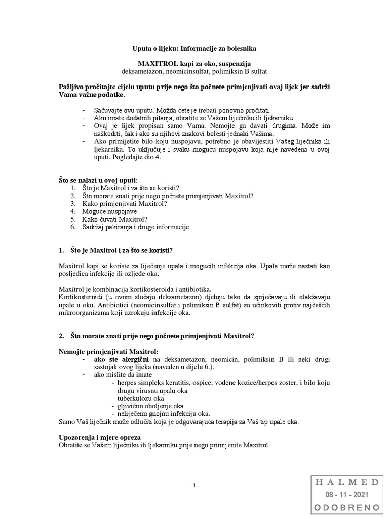 Maxitrol Kapi PIL | PDF