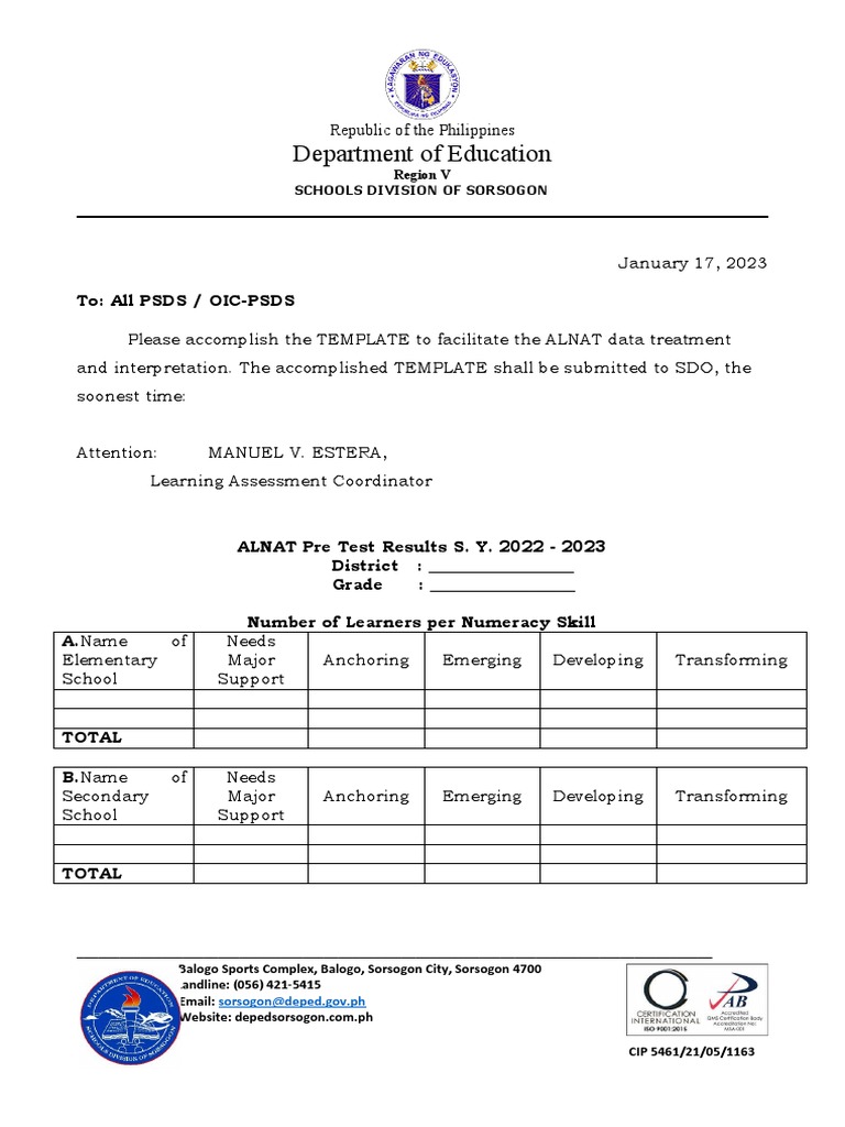 Alnat Template | PDF | Career & Growth | Business