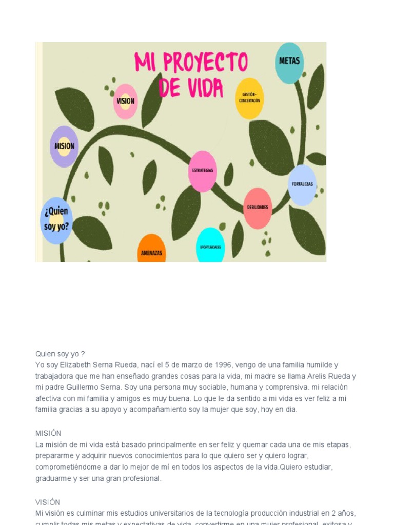 Proyecto de Vida | PDF