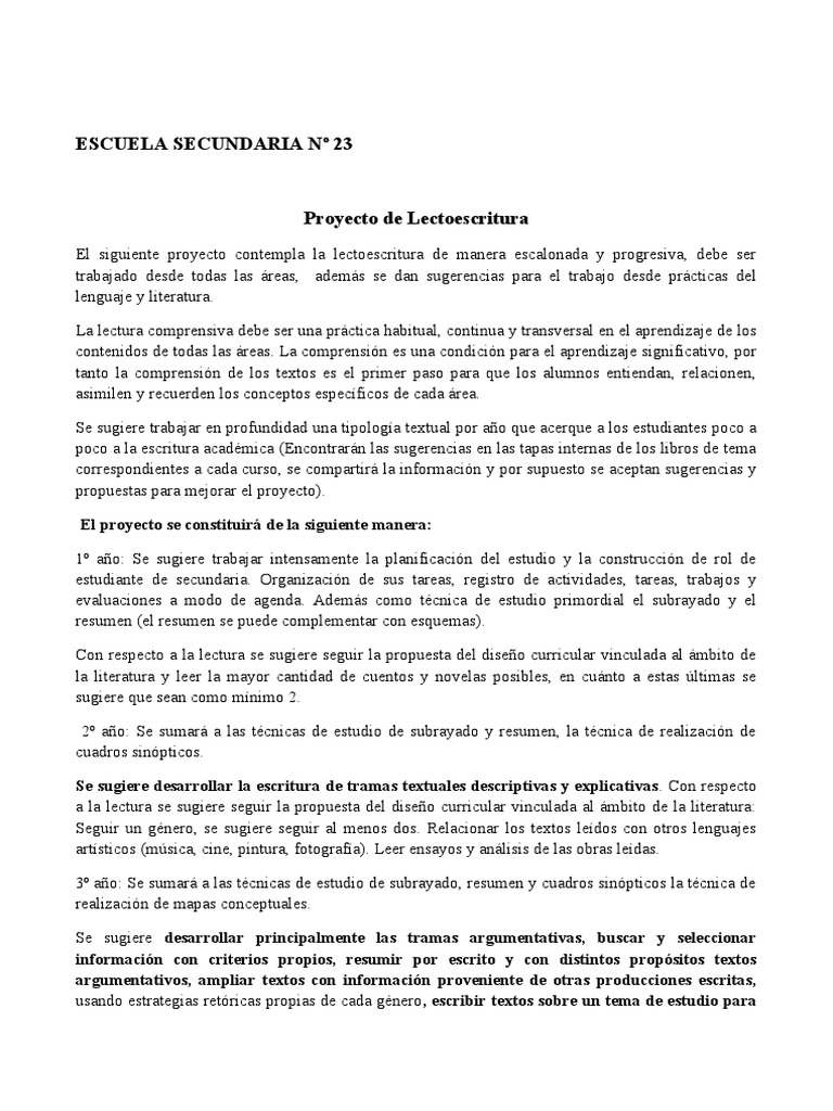Proyecto Tecnicas de Estudio | PDF | Ensayos | Ciencia cognitiva