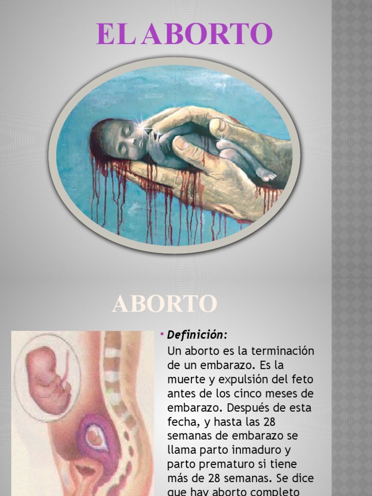 El Aborto | PDF | Aborto espontáneo | El embarazo
