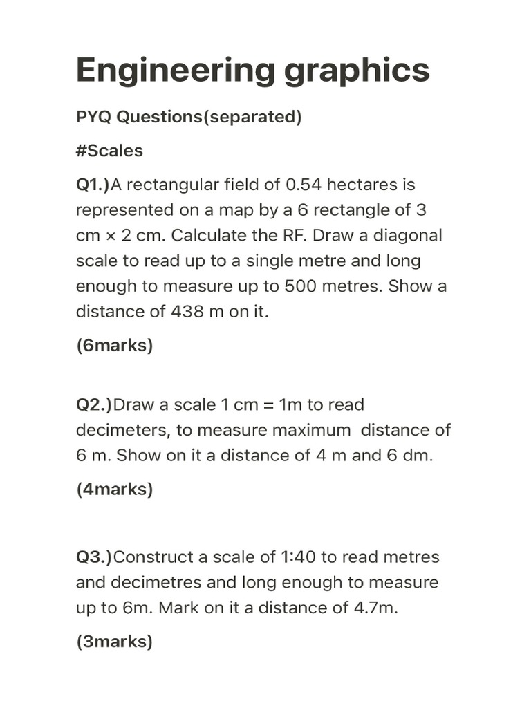EG Separated PYQ's | PDF