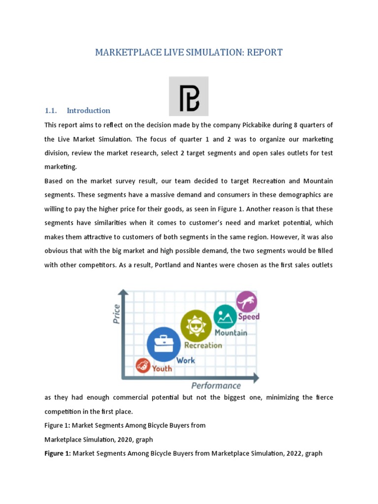MARKETPLACE LIVE SIMULATION REPORT - Up | PDF | Profit (Economics ...