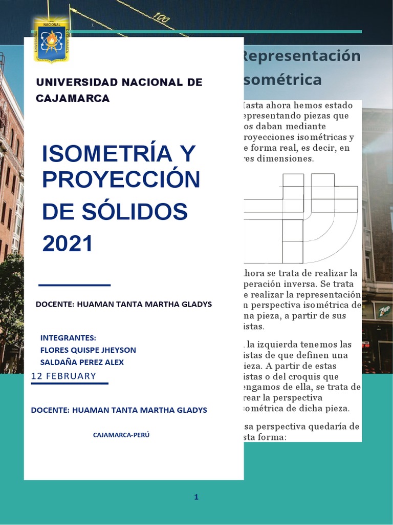 ISOMETRIA | PDF | Perspectiva (Gráfica) | Tecnicas artisticas