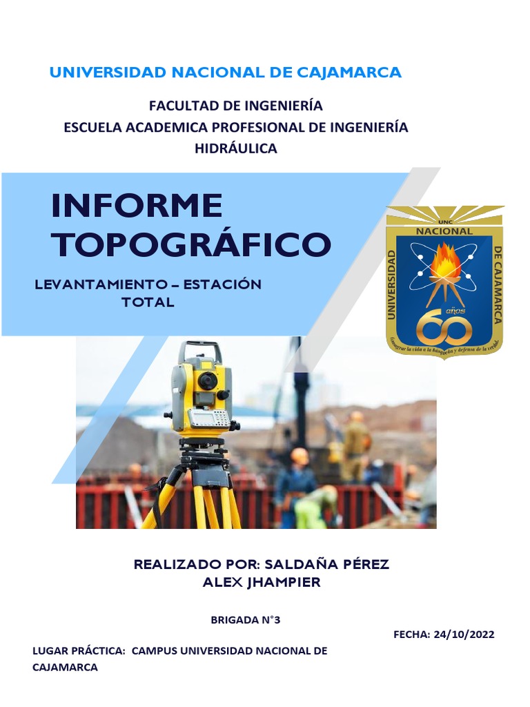 Informe Del Levant - Topograf. Estación Total | PDF | Topografía