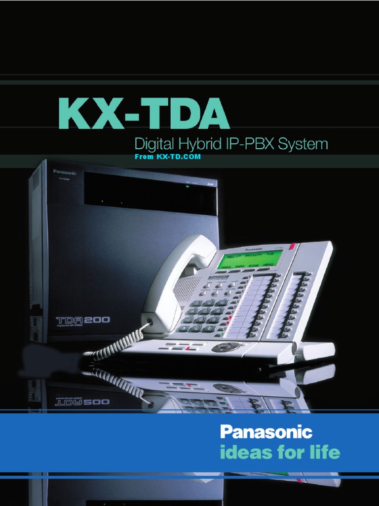 KX Tda 100 200 | PDF | Telephone | Voicemail