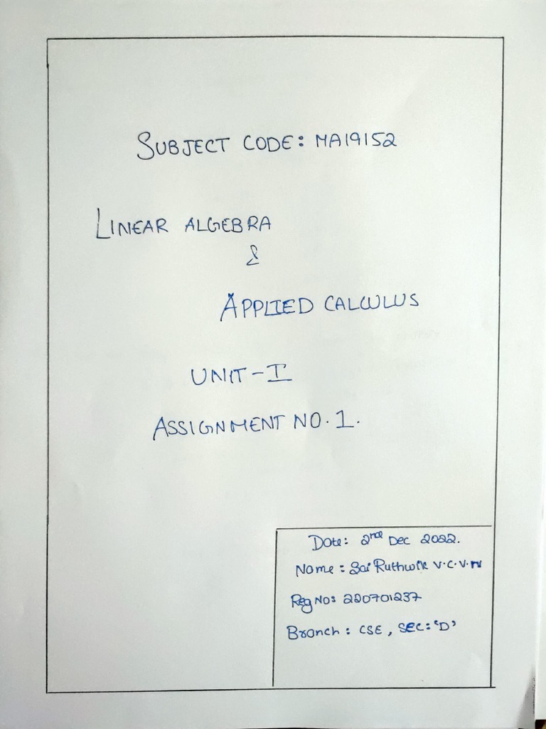 Unit 1 Assignment 1 Pdf