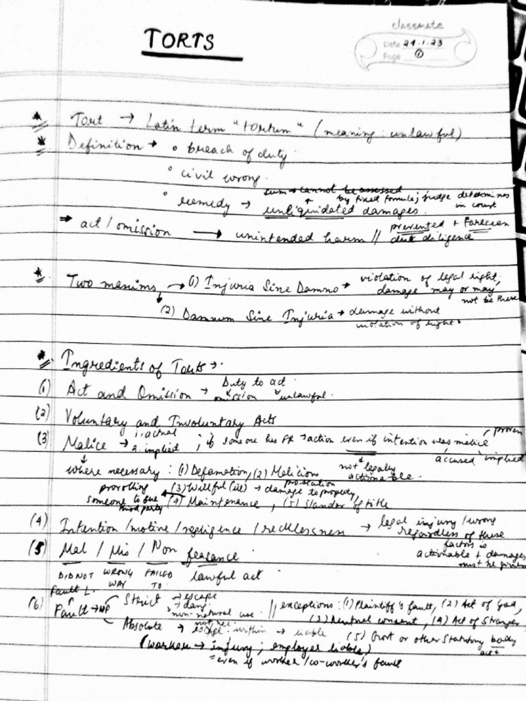 CLAT UG Legal Reasoning Random Unorganized Notes 12-Feb-2023 21-03-33 | PDF