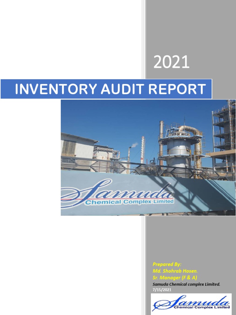 Inventory Report 2021-Final | PDF | Inventory | Warehouse