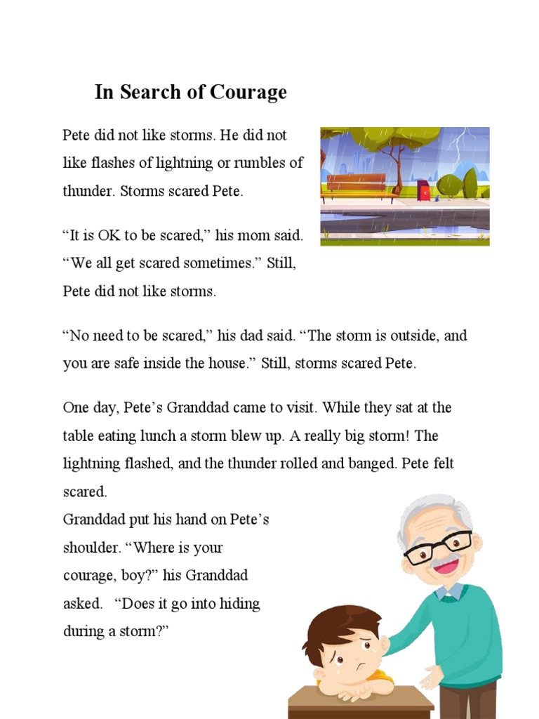 Finding Courage During Storms | PDF