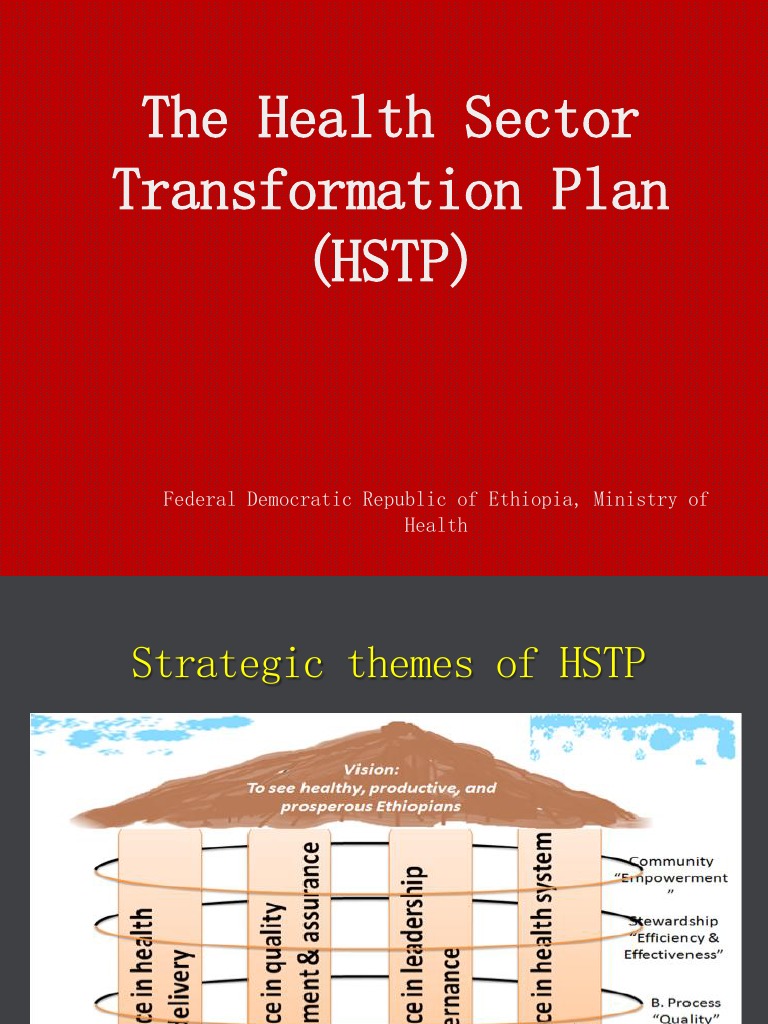 Ethiopia Health Sector Transformation Plan | PDF
