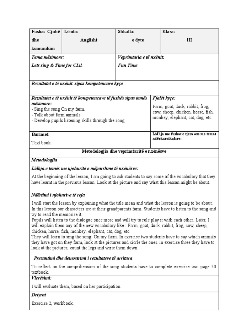 17.lets Sing 6 and Time For Clil | PDF