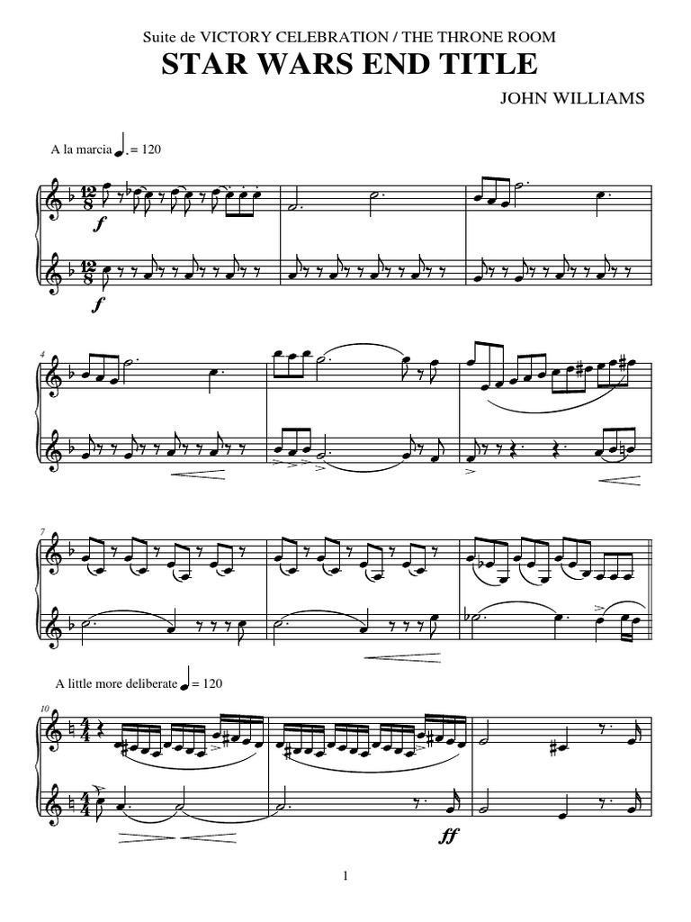 Star Wars End Title | PDF