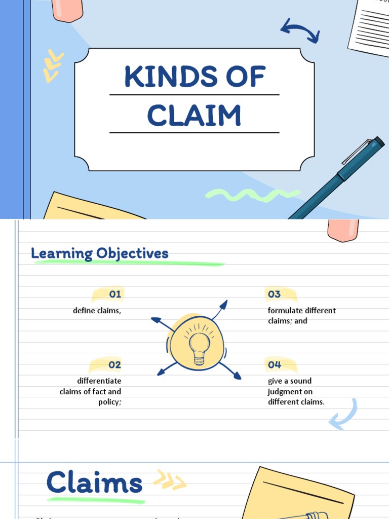 CLAIMS | PDF | Evidence | Policy