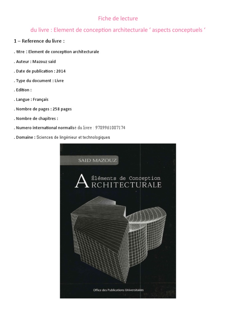 Éléments de conception architecturale | PDF | Art | Ordinateurs