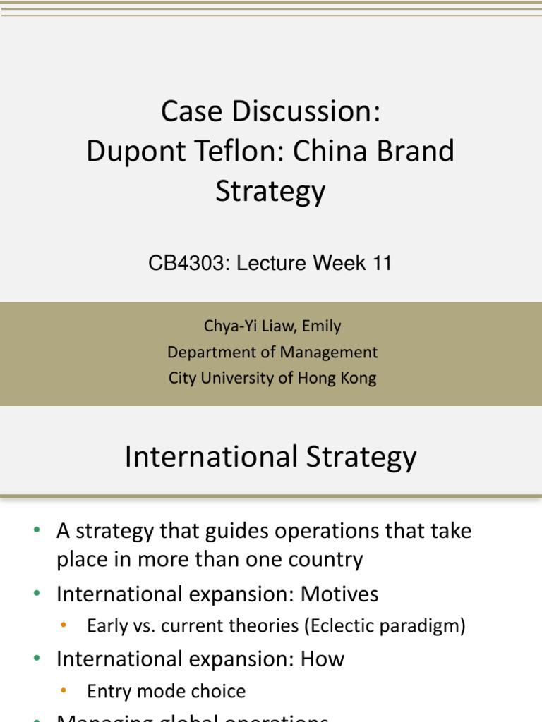 Dupont Teflon Case (Strategic Management) | PDF | License | Business