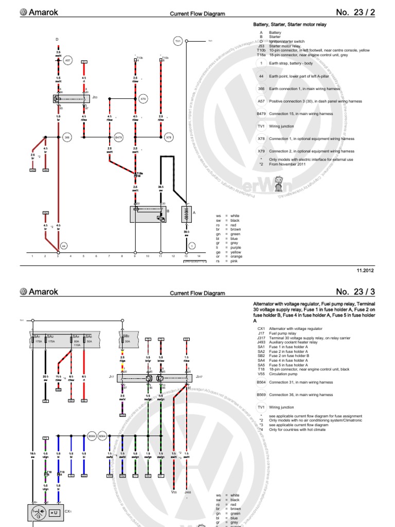 Vw Amarok Wiring Diagram