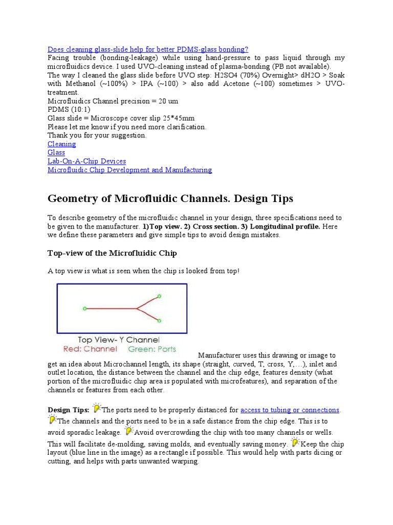 Microfludics Channel Info | PDF | Microfluidics | Pressure