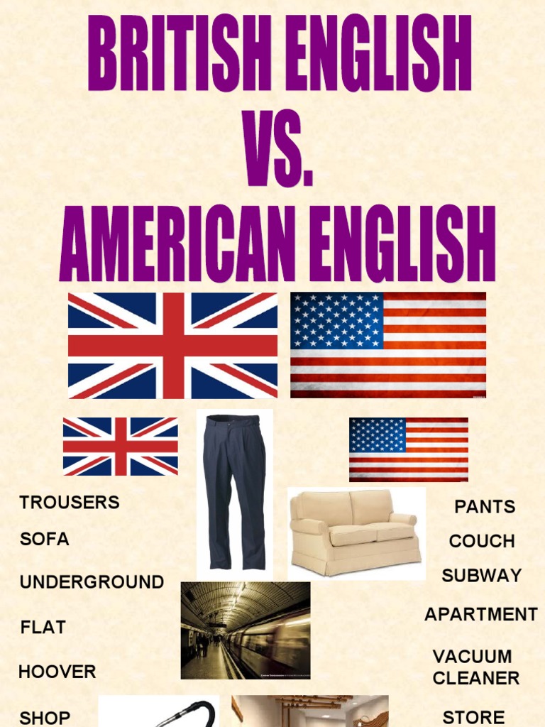 British vs American Vocabulary Guide | PDF | English Language | Linguistics