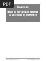 Chapter 3 Deflection of Beams - Conjugate Beam Method | PDF | Beam (Structure) | Bending