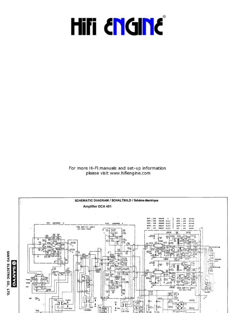 Sanyo Dca-401 SCH 2 | PDF