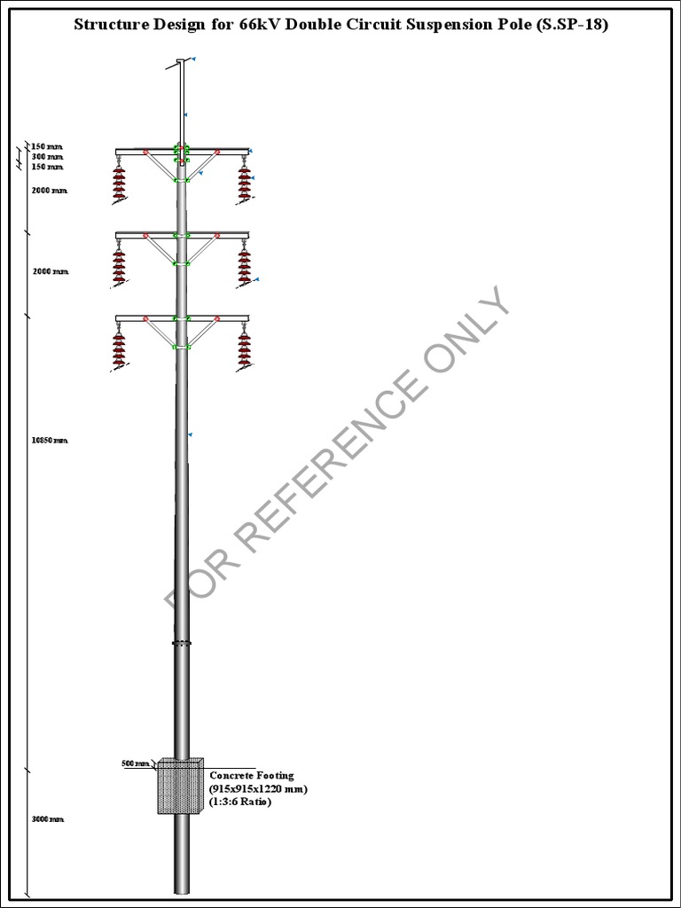 9 (T) Addendum-2 HTT-ZL 66kV Pole Structure Reference Design | PDF | Buildings And Structures ...