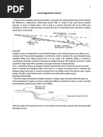 Canal Cross Sections and Berms Overview | PDF | Concrete | Soil Mechanics