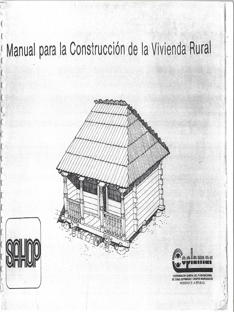 Manual Para La Construcción de La Vivienda Rural 1 | PDF