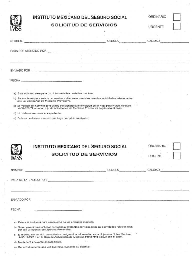 solicitud de interconsulta | PDF