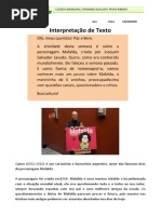 Atividade Tirinhas 6 Ano | PDF