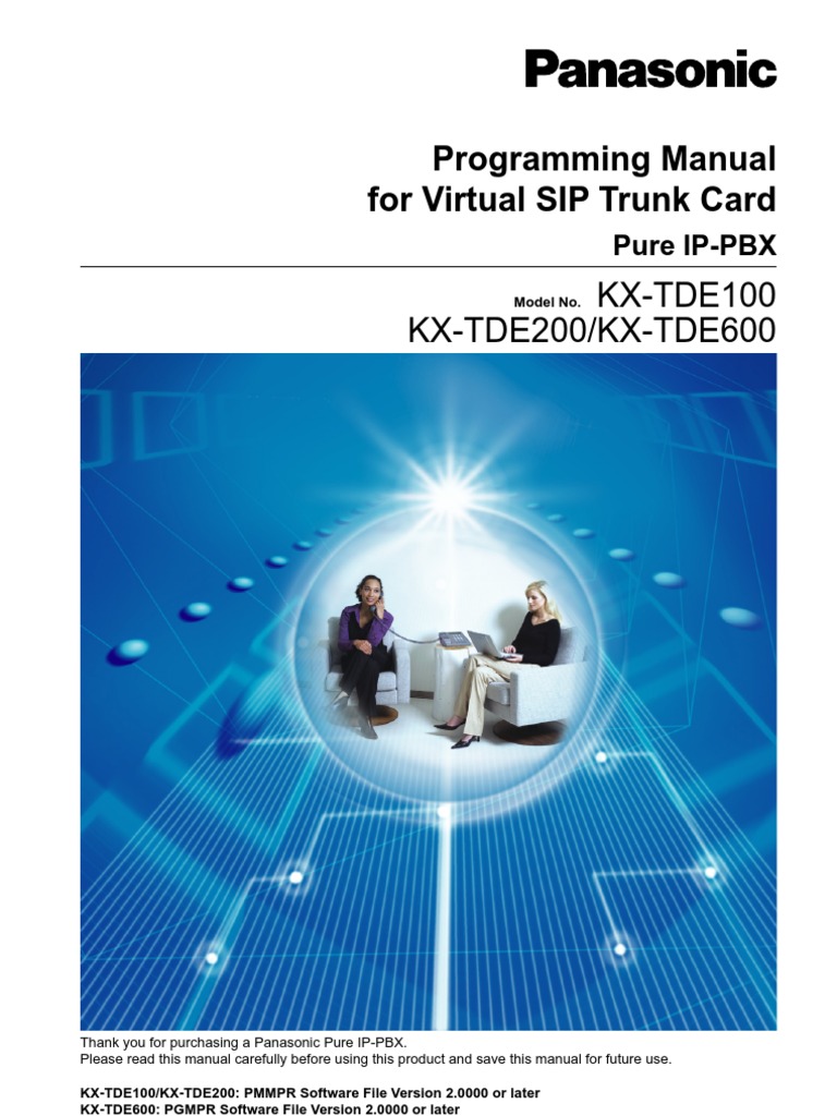 Programming Manual For SIP | PDF | Voice Over Ip | Session Initiation ...