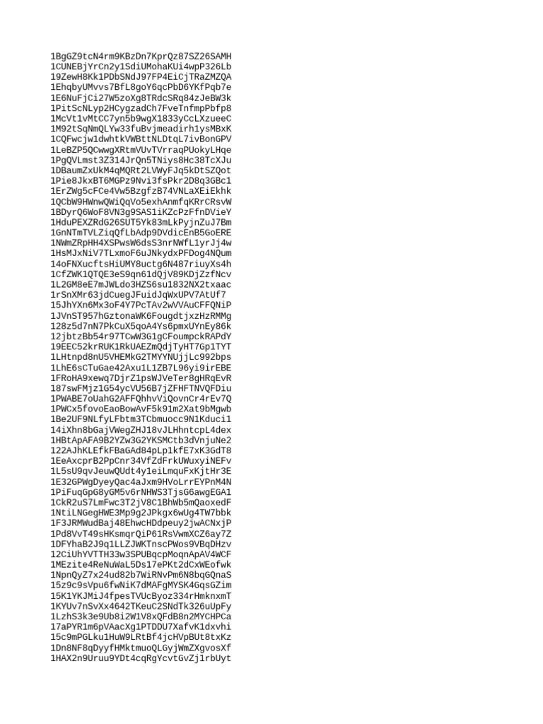 BTC Address (Rick) | PDF