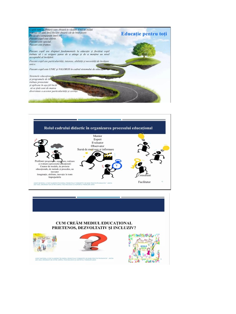 Poze Mediu Educationar, Scoala Incluzivă | PDF