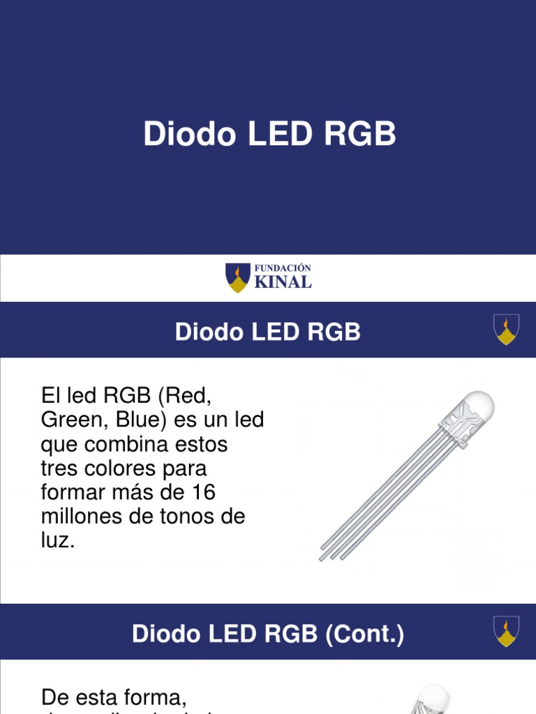 Características del Diodo LED RGB | PDF